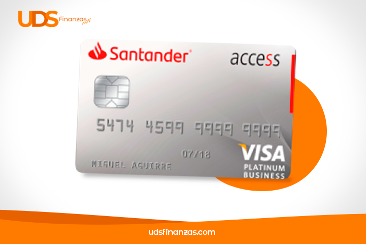 Tarjeta de crédito Santander Access Visa - udsfinanzas